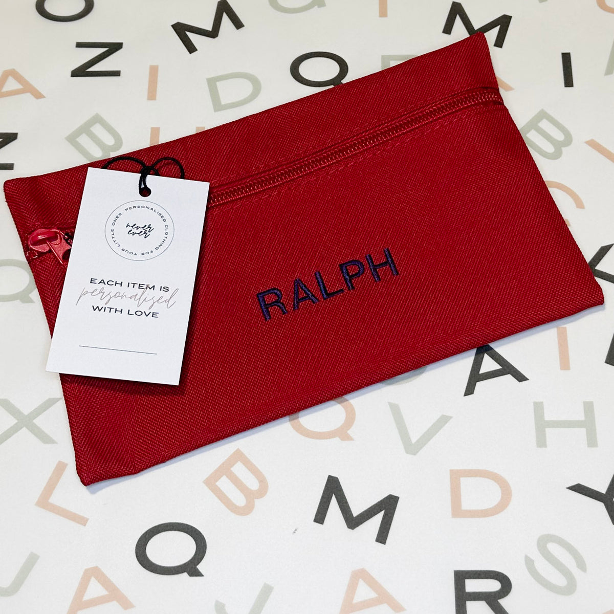 Personalised Pencil Case – Never Ever